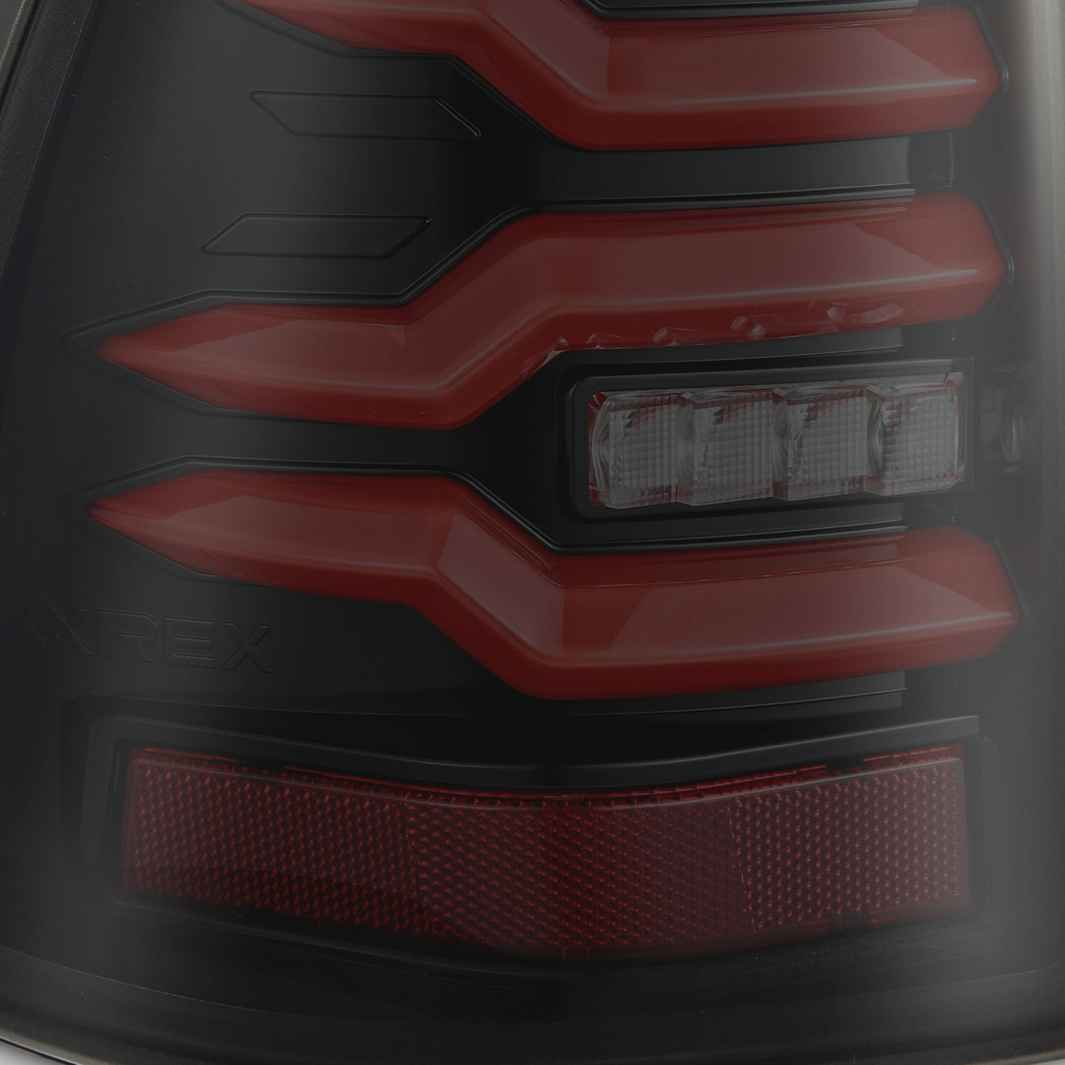 03-09 Toyota 4Runner LUXX-Series LED Tail Lights Black-Red | AlphaRex