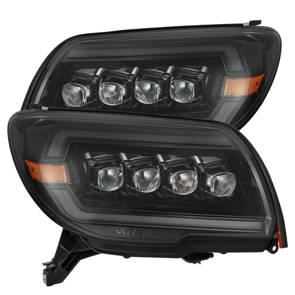03-09 Toyota 4Runner NOVA-Series LED Projector Headlights Alpha-Black ...