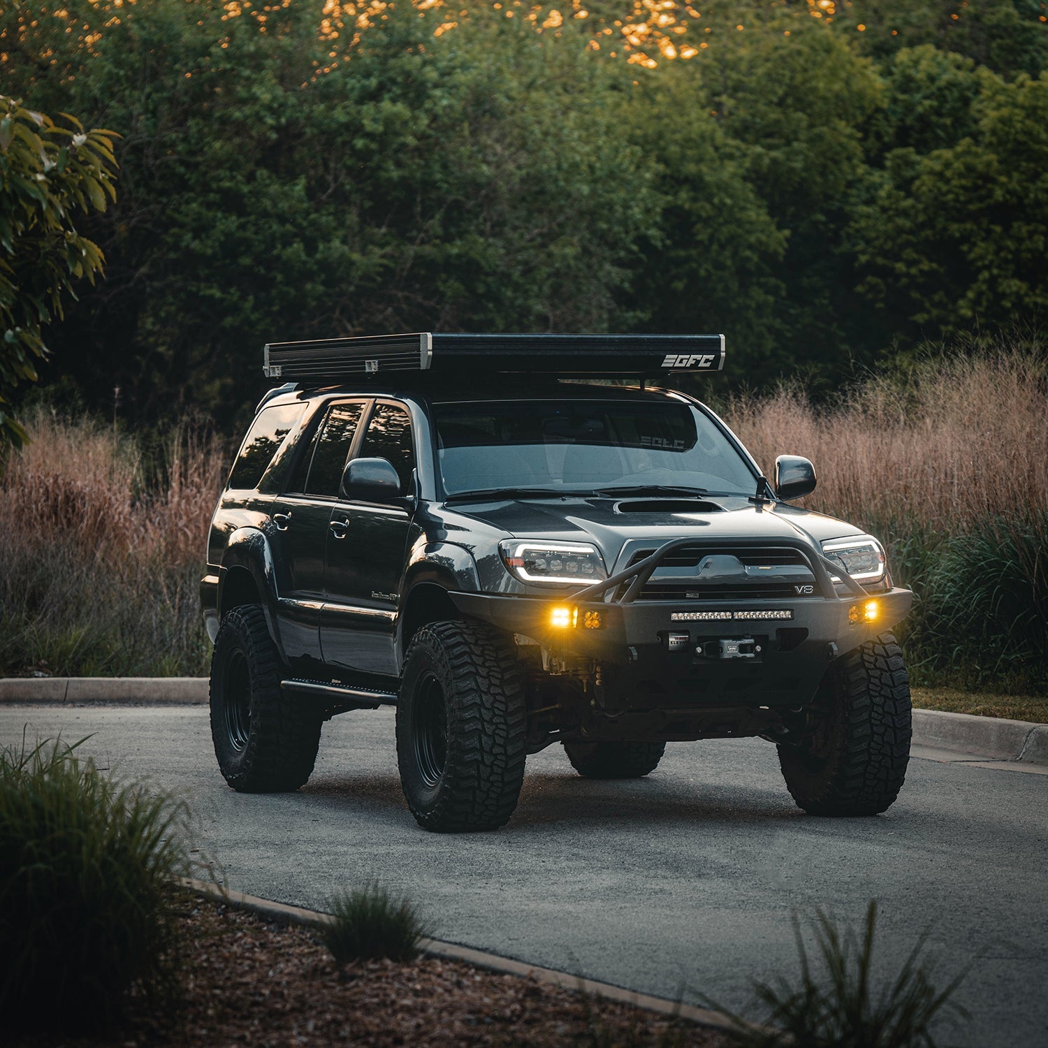 03-09 Toyota 4Runner NOVA-Series LED Projector Headlights Alpha-Black ...