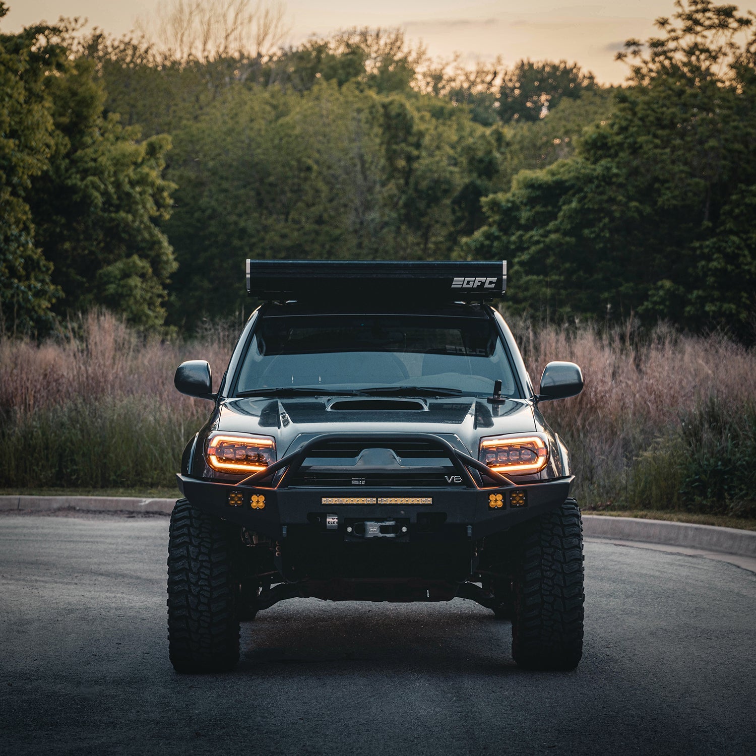 03-09 Toyota 4Runner NOVA-Series LED Projector Headlights Alpha-Black ...