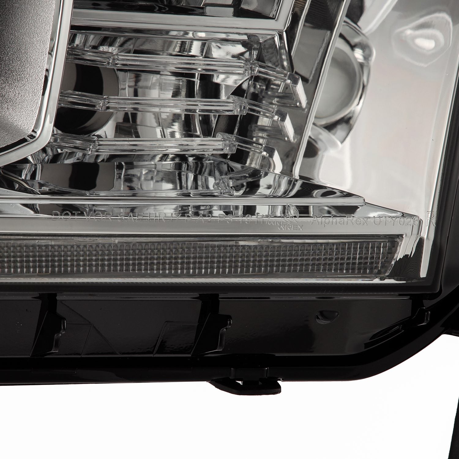 07-13 Toyota Tundra/08-17 Toyota Sequoia MK II LUXX-Series LED Projector Headlights Chrome (With ...