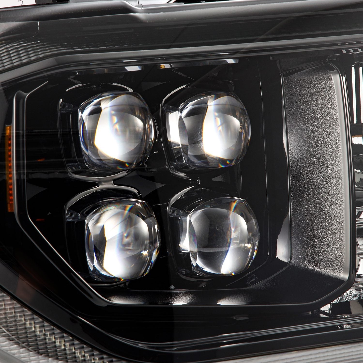 07-13 Toyota Tundra/08-17 Toyota Sequoia MK II NOVA-Series LED Projector Headlights Alpha-Black ...