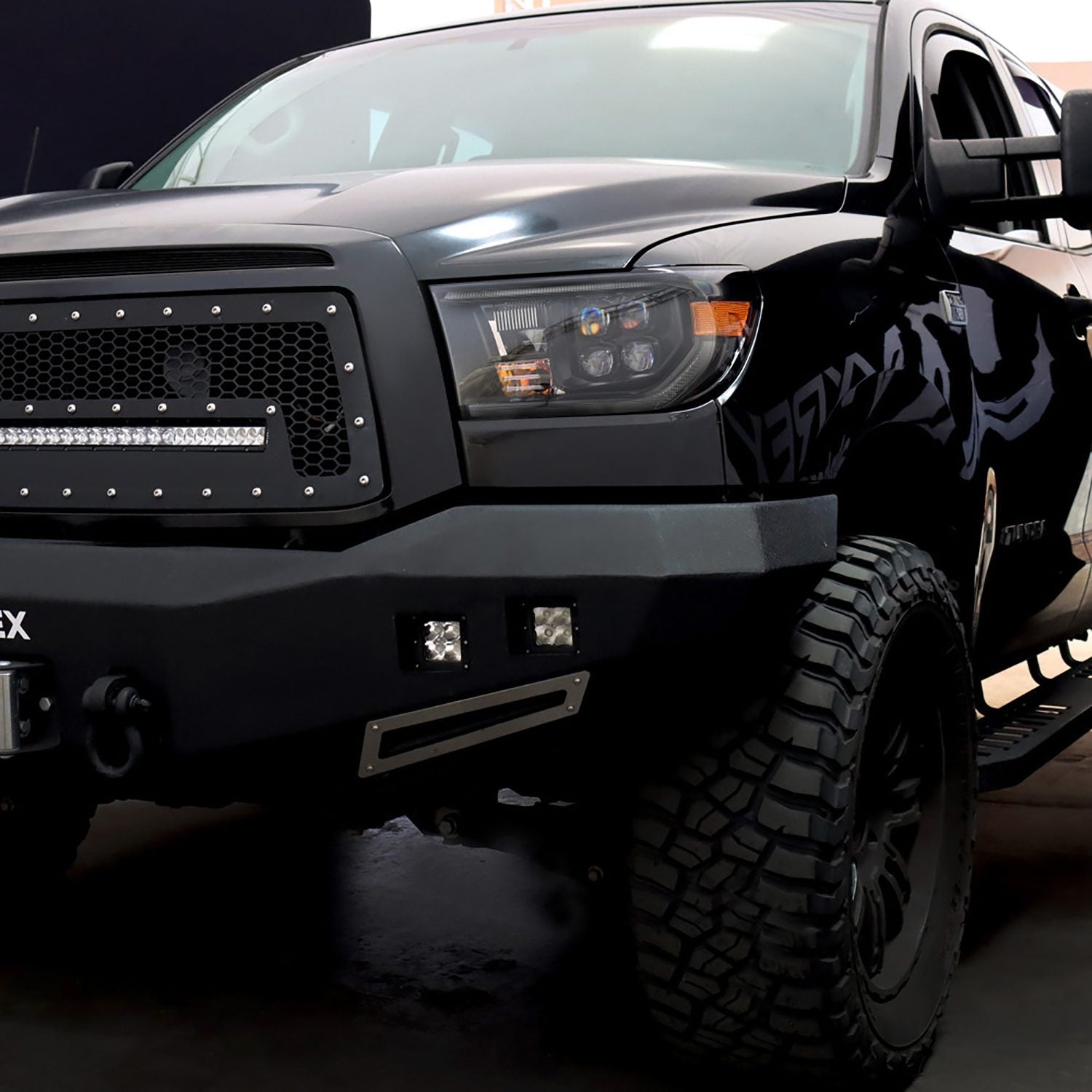 07-13 Toyota Tundra/08-17 Toyota Sequoia MK II NOVA-Series LED Projector Headlights Chrome (With ...