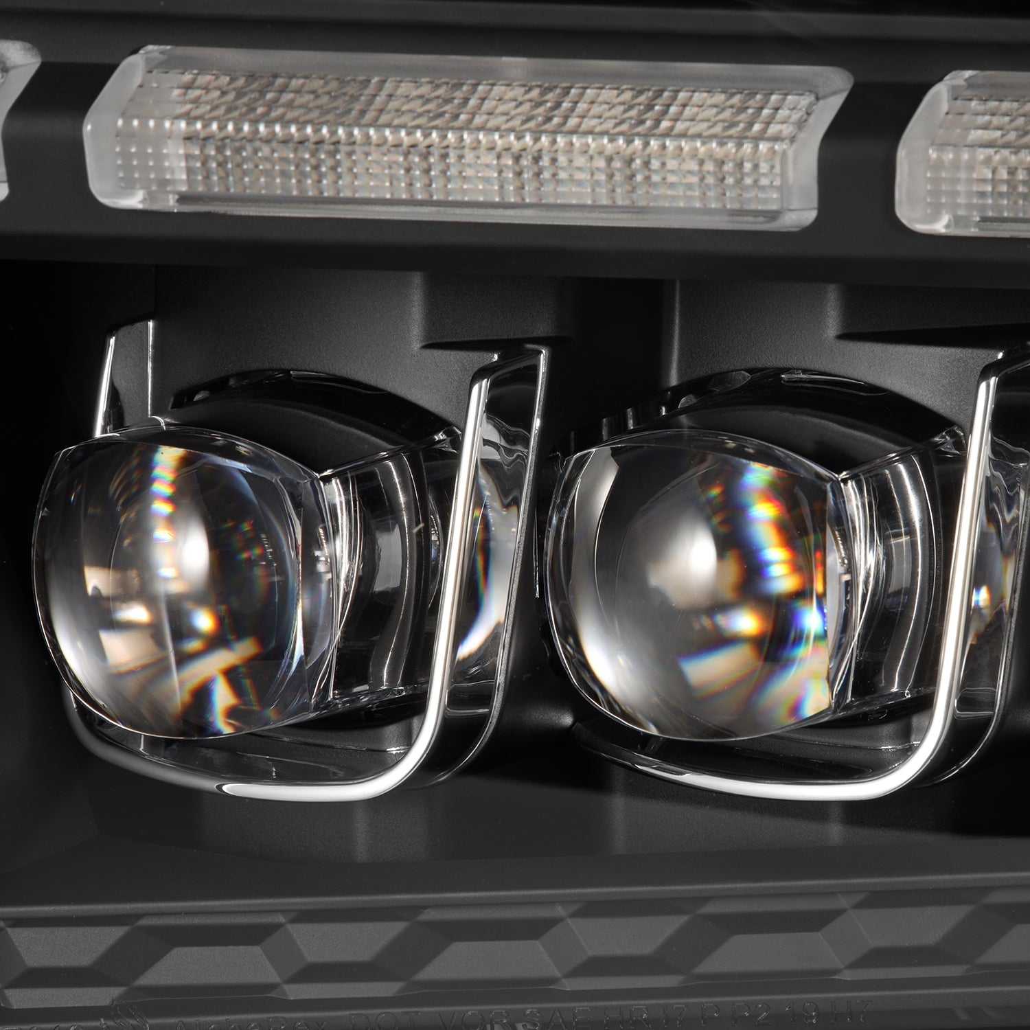 10-12 Ford Mustang MK II NOVA-Series LED Projector Headlights Black ...