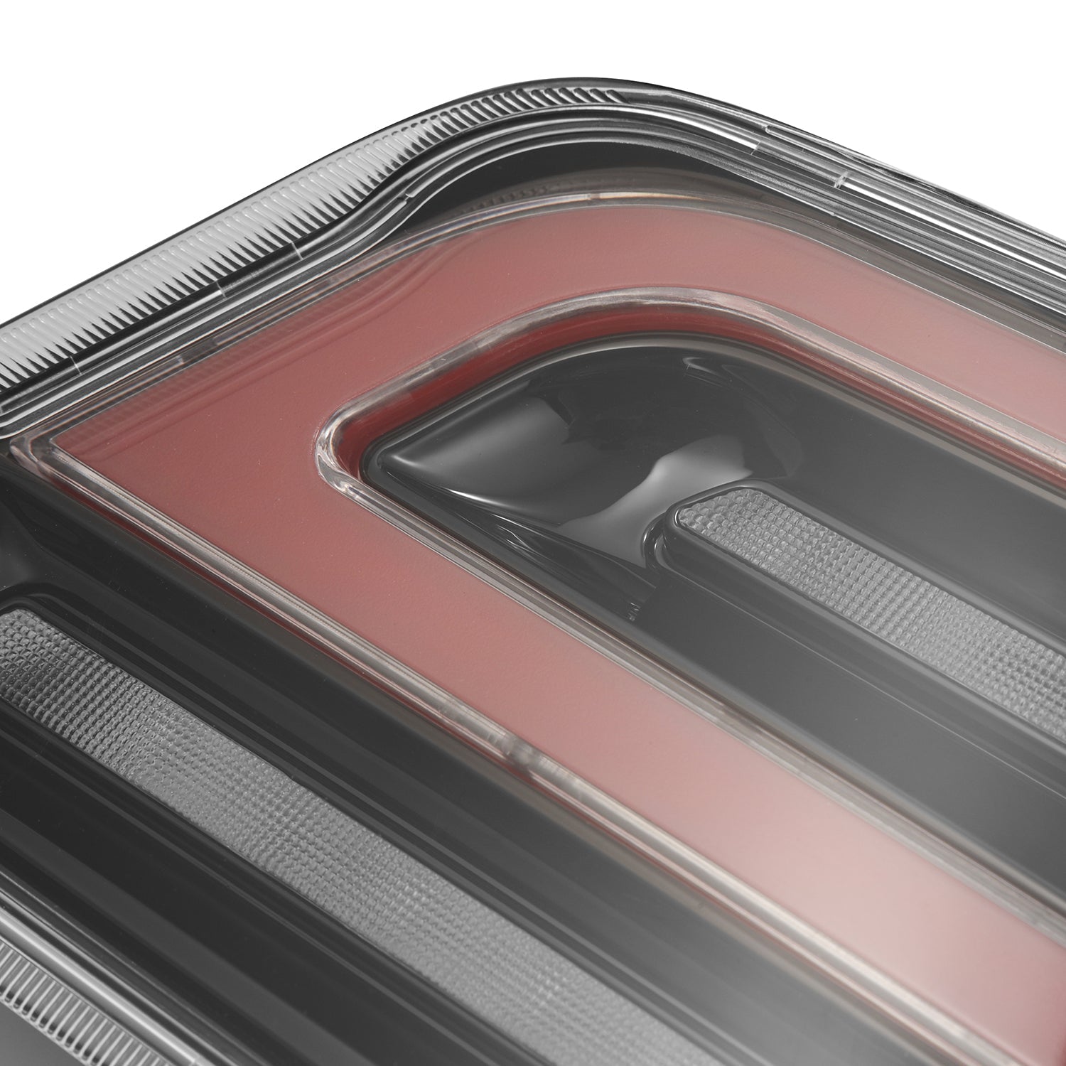 12-21 Tesla Model S LUXX-Series LED Tail Lights Black Red (With Black ...