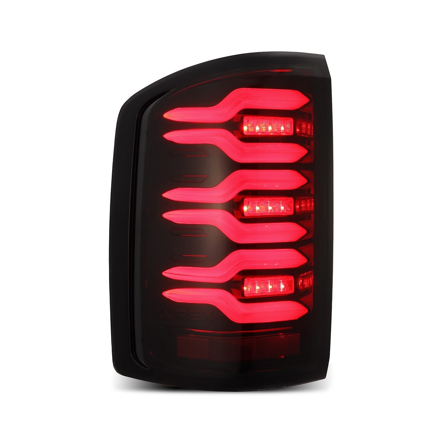 14-18 GMC Sierra 1500/2500HD/3500HD LUXX-Series LED Tail Lights Black ...