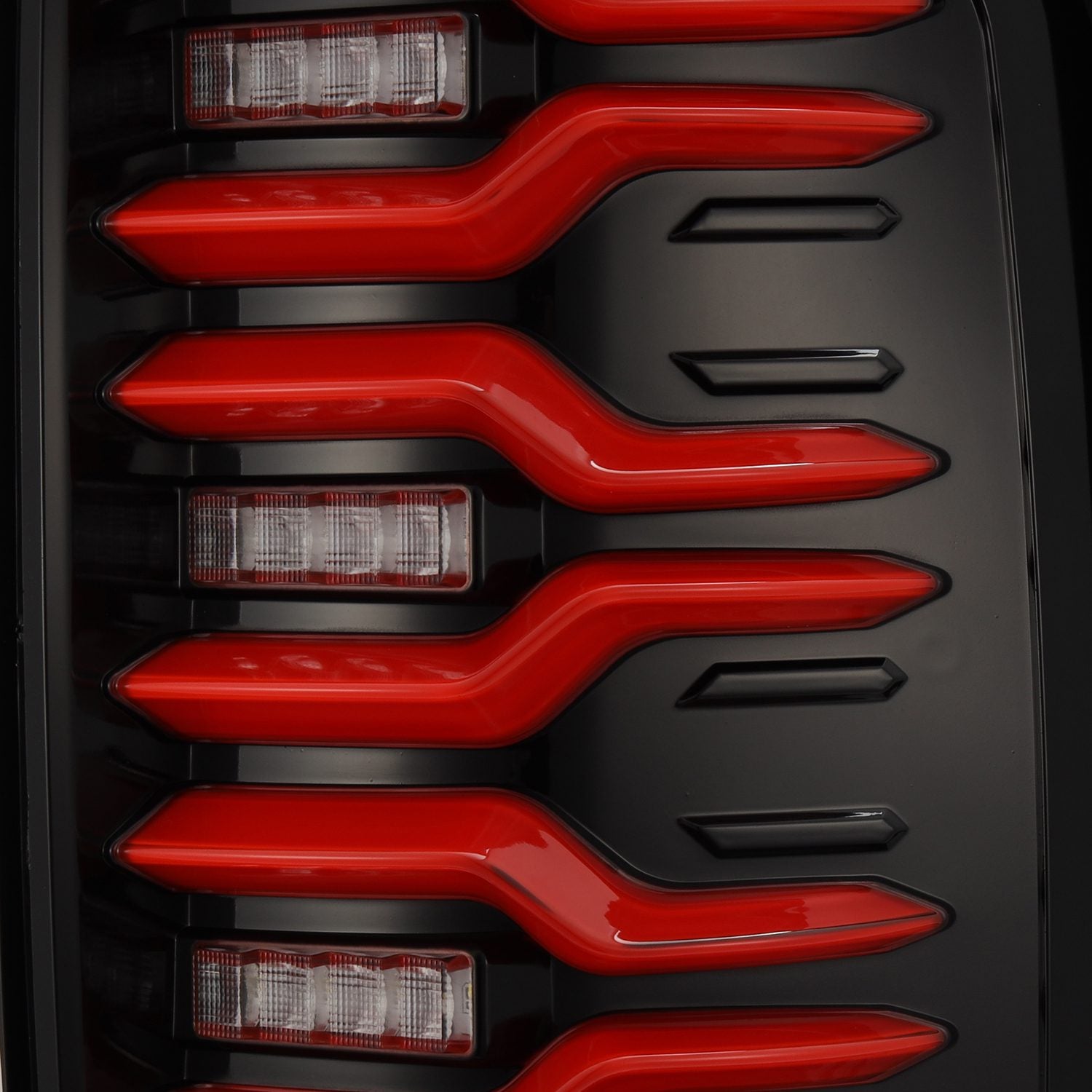 14-18 GMC Sierra 1500/2500HD/3500HD LUXX-Series LED Tail Lights Black ...