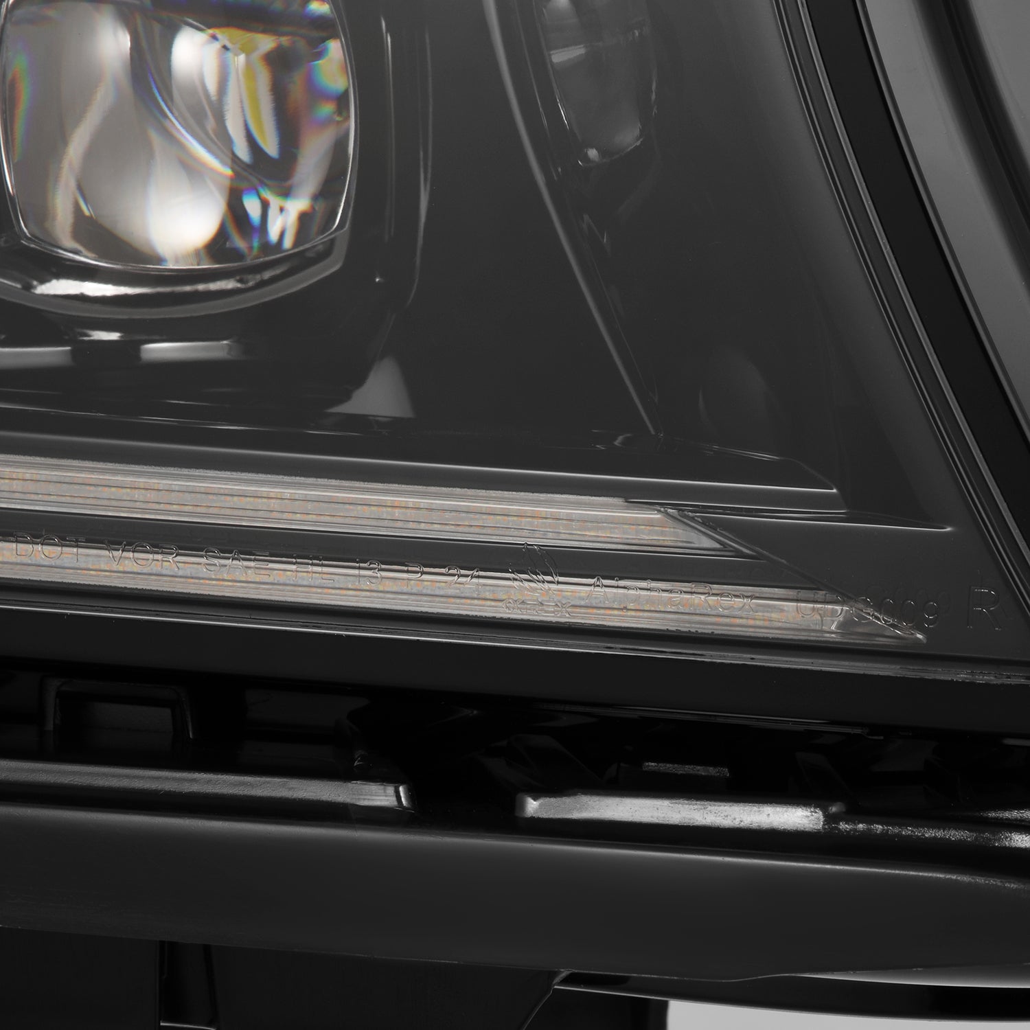 15-23 Dodge Charger NOVA-Series LED Projector Headlights Alpha-Black ...