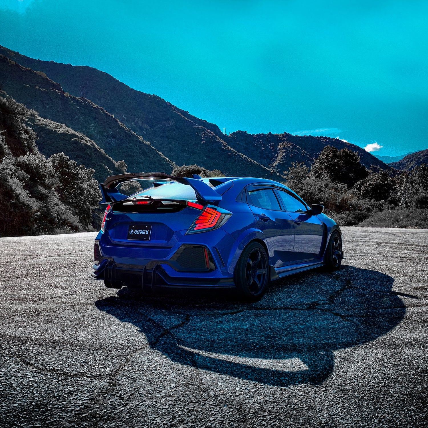 16-21 Honda Civic Hatchback NOVA-Series Prismatic LED Tail Lights Alpha ...