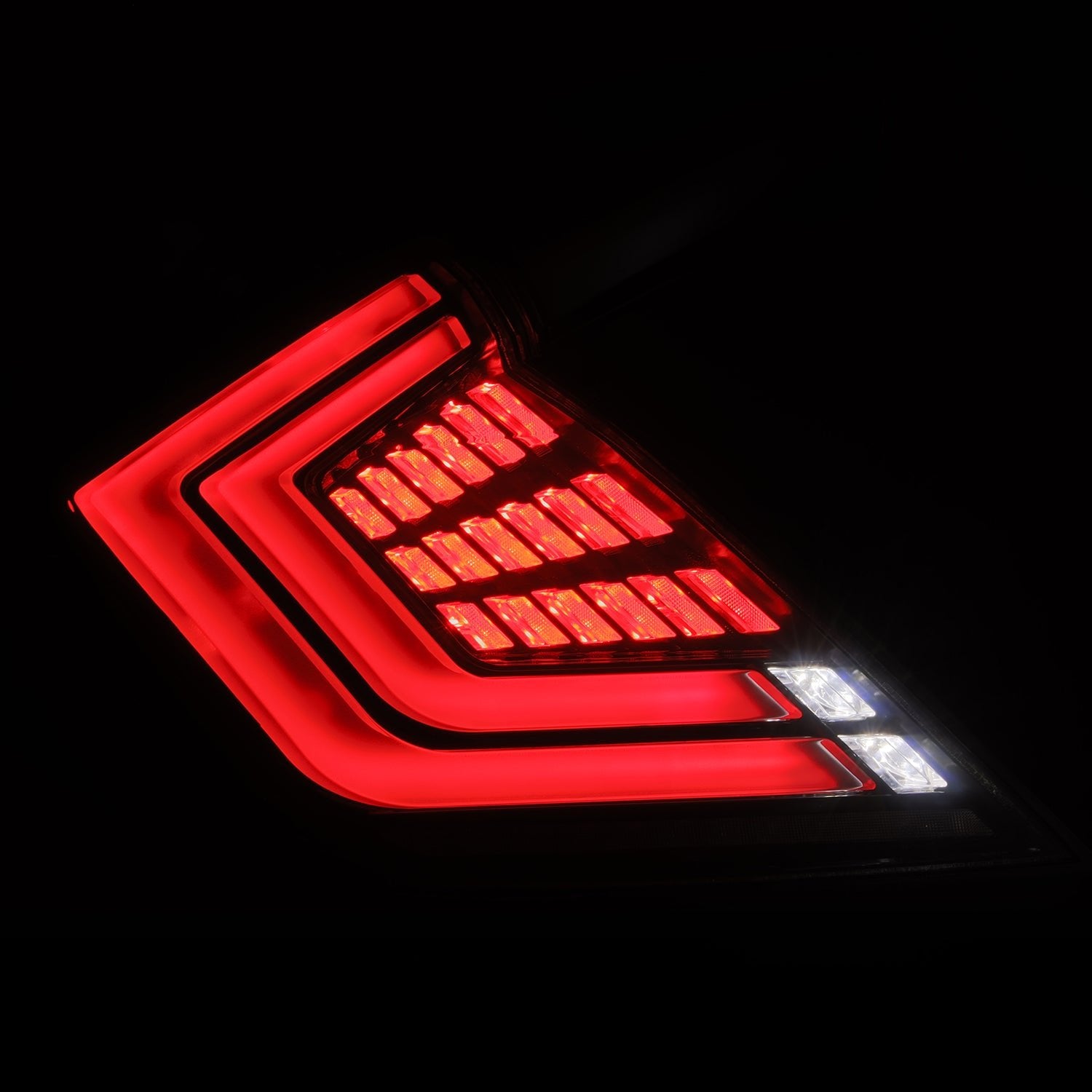 16-21 Honda Civic Hatchback NOVA-Series Prismatic LED Tail Lights Alpha ...