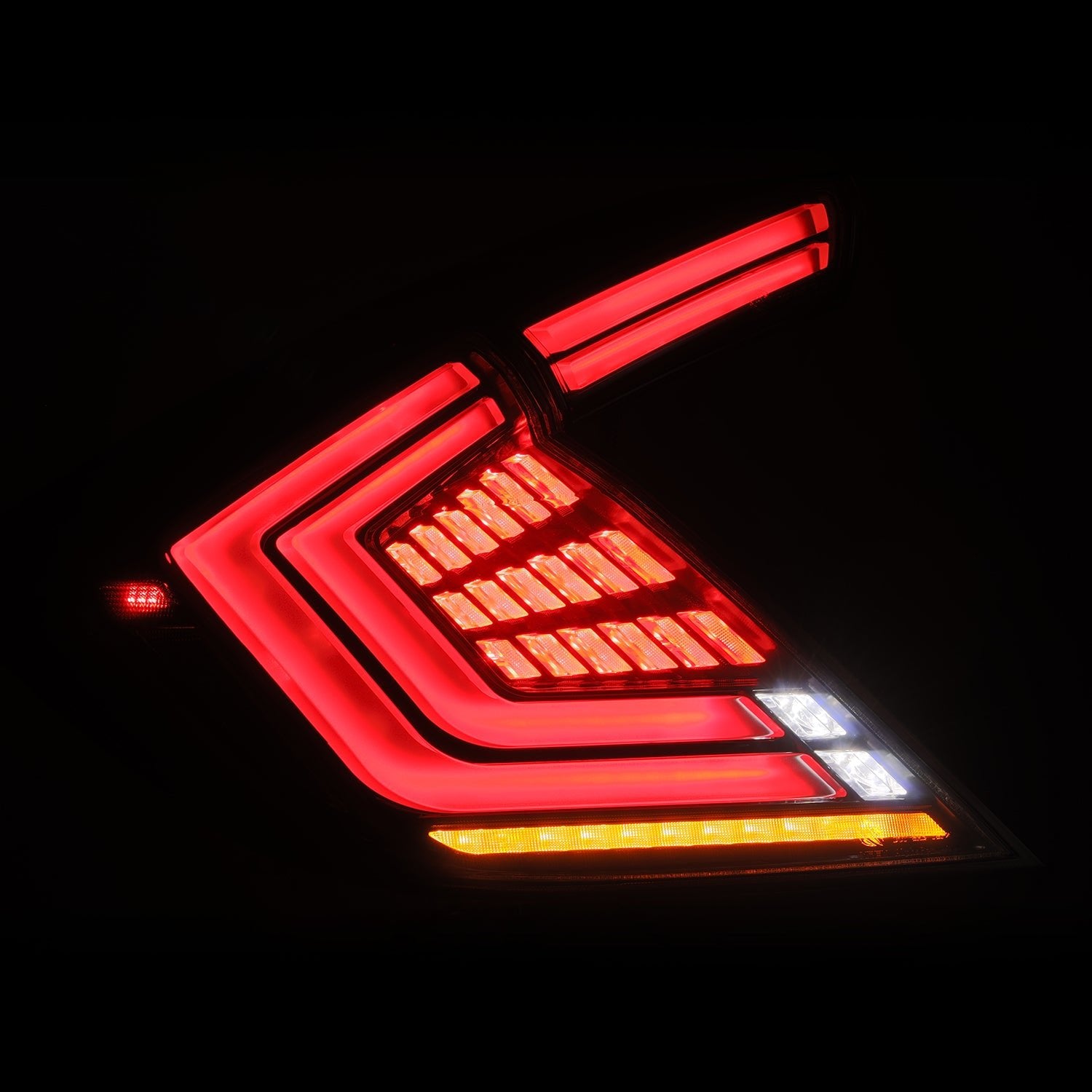 16-21 Honda Civic Hatchback NOVA-Series Prismatic LED Tail Lights Alpha ...