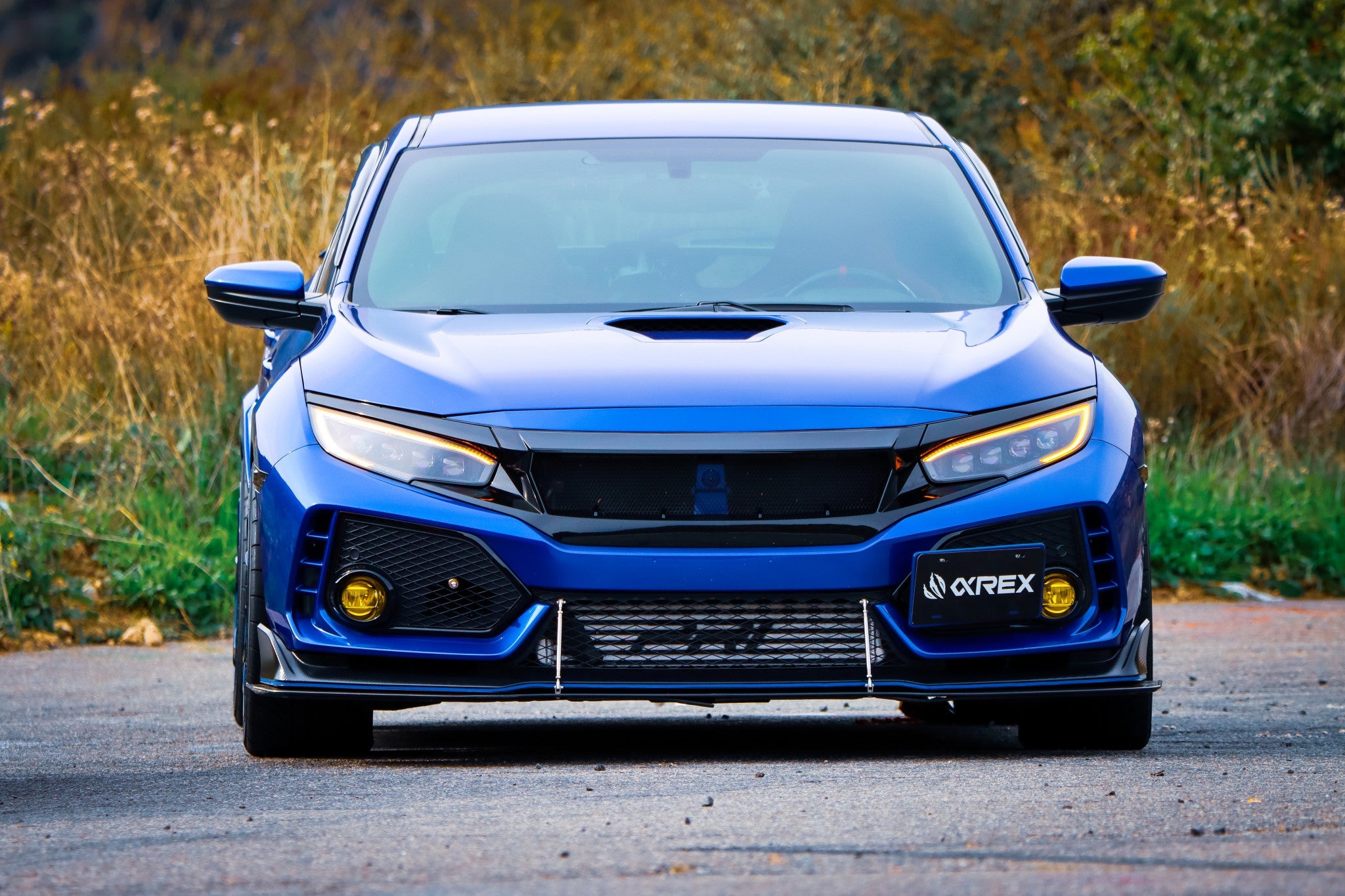 16-21 Honda Civic NOVA-Series LED Projector Headlights Alpha-Black ...