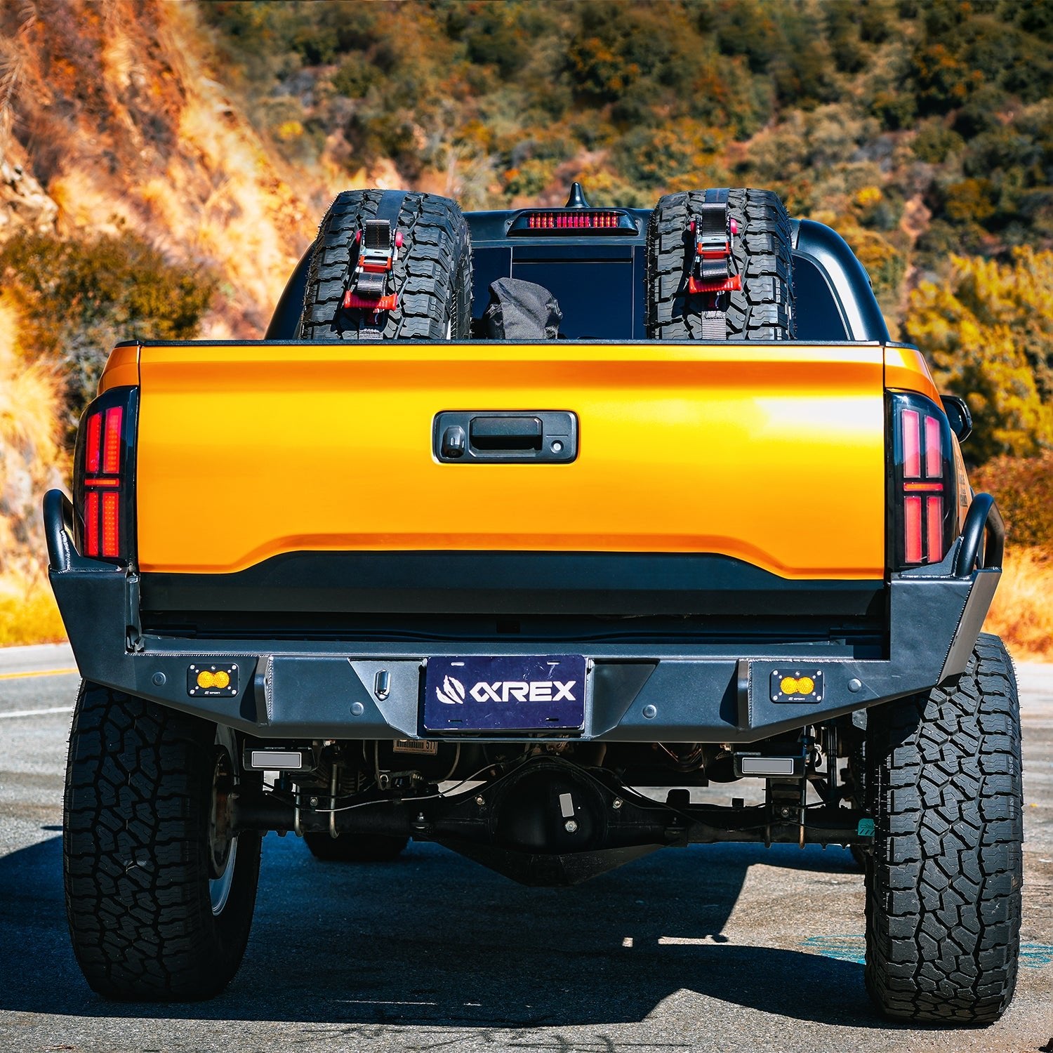 16-23 Toyota Tacoma NOVA-Series Prismatic LED Tail Lights Alpha-Black ...