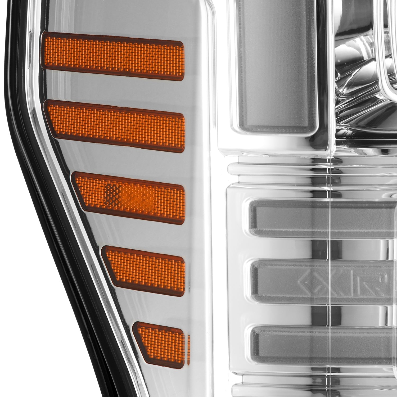 17-19 Ford Super Duty MKII LUXX-Series LED Projector Headlights Chrome ...