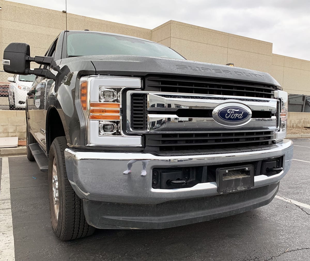 17-19 Ford Super Duty PRO-Series Halogen Projector Headlights Chrome ...