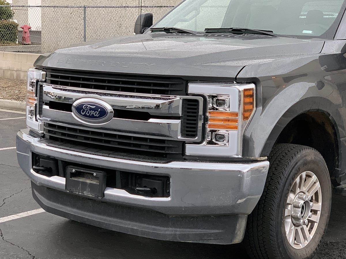 17-19 Ford Super Duty PRO-Series Halogen Projector Headlights Chrome ...