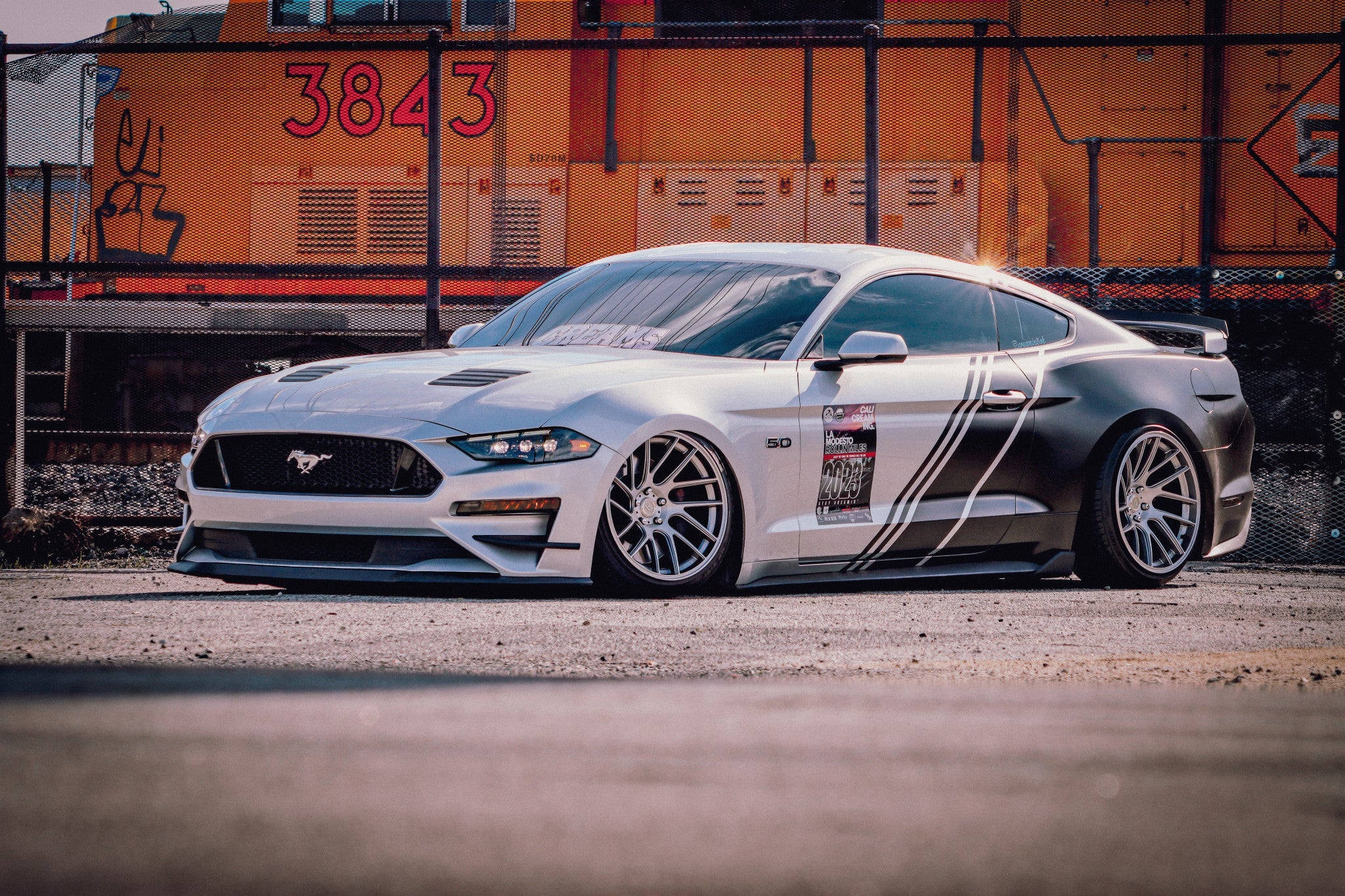 18-23 Ford Mustang MK II NOVA-Series LED Projector Headlights Black ...