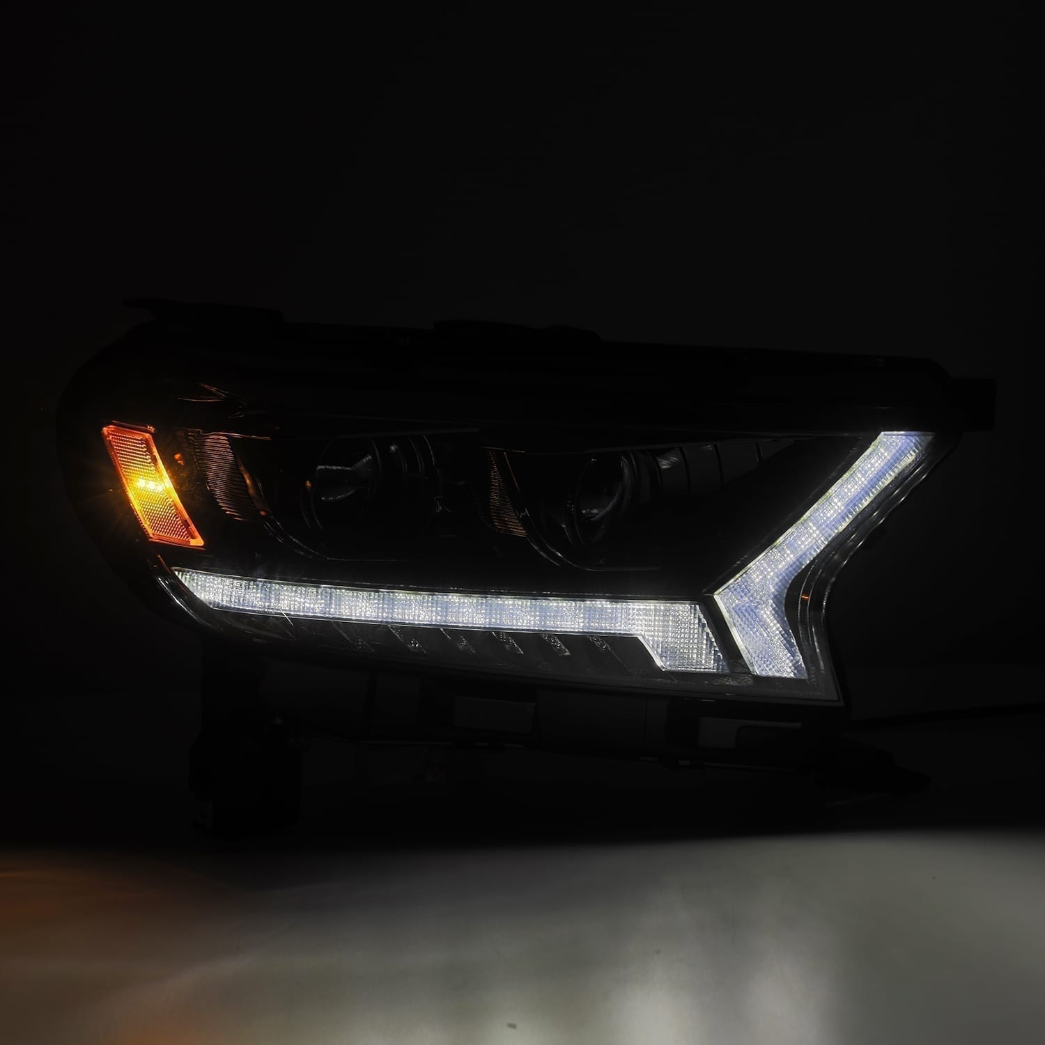 19-23 Ford Ranger LUXX-Series LED Projector Headlights Alpha-Black ...