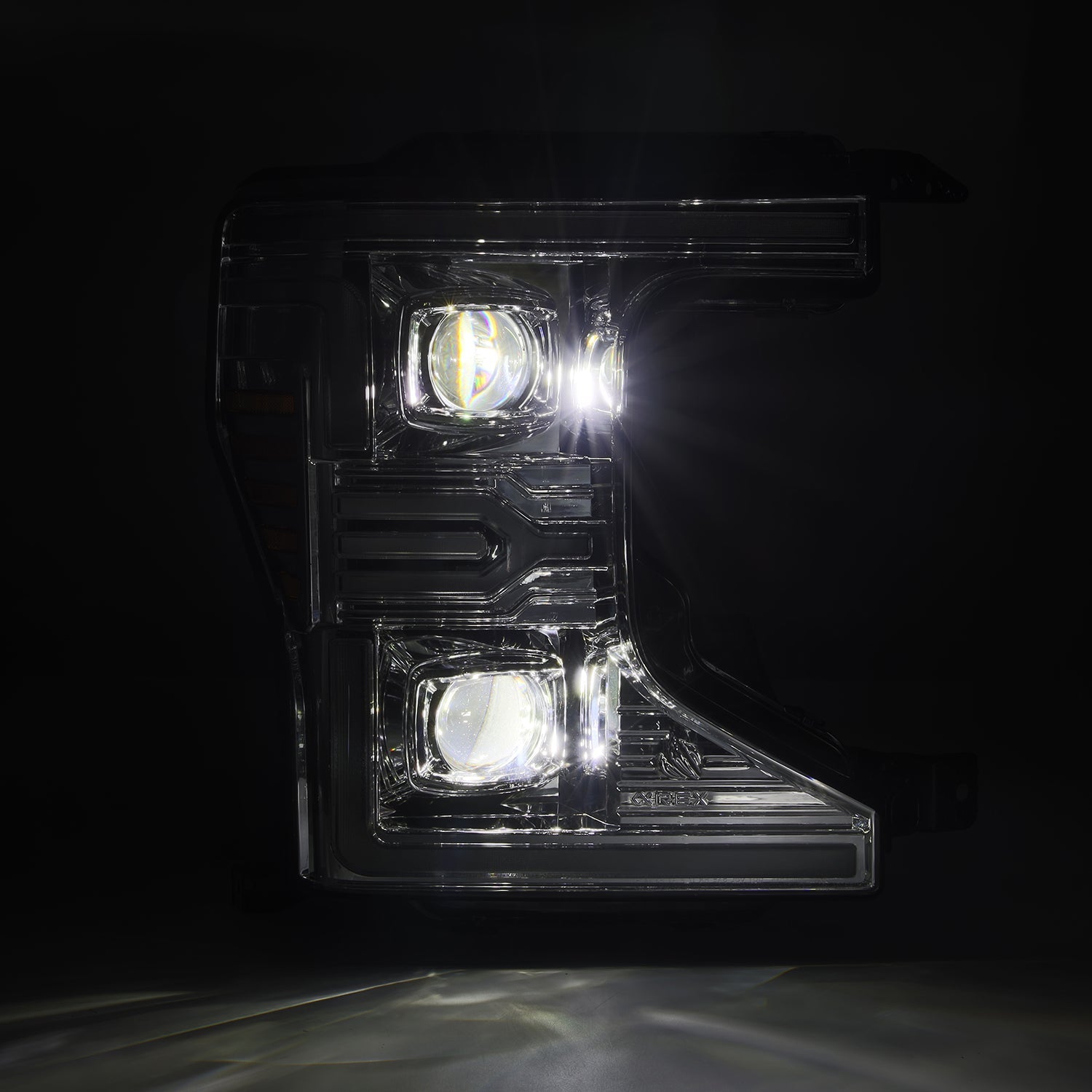20-22 Ford Super Duty LUXX-Series LED Projector Headlights Chrome ...