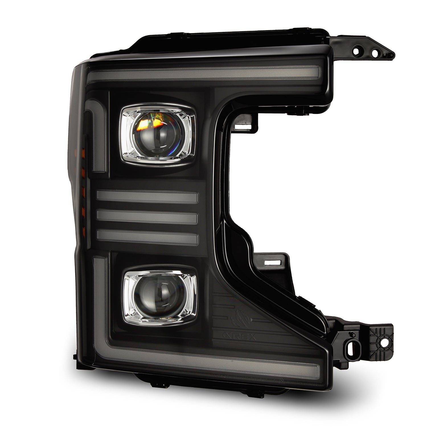 20-22 Ford Super Duty PRO-Series Halogen Projector Headlights Black ...