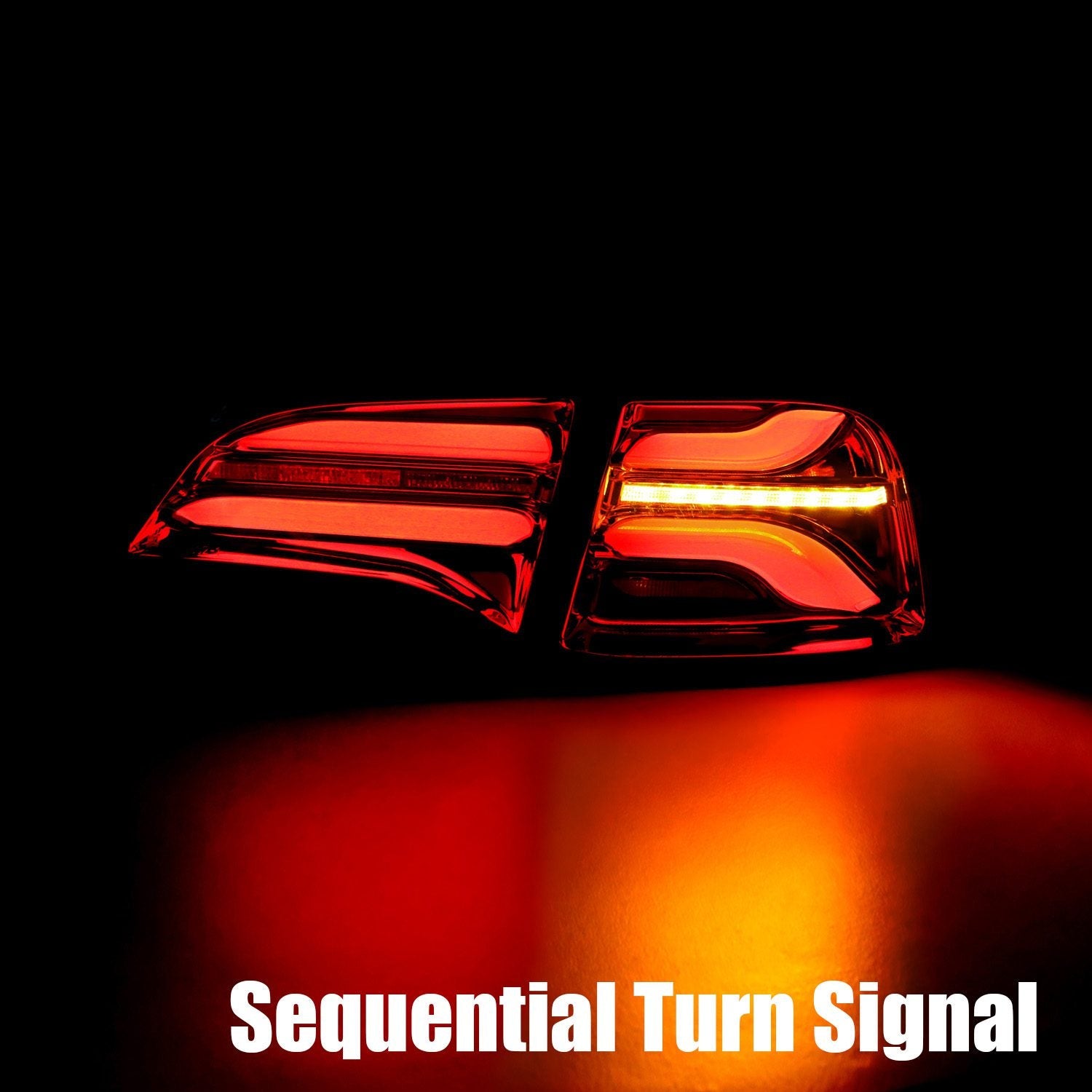 20-24 Tesla Model Y (With Stock Amber Turn Signal) PRO-Series LED Tail ...