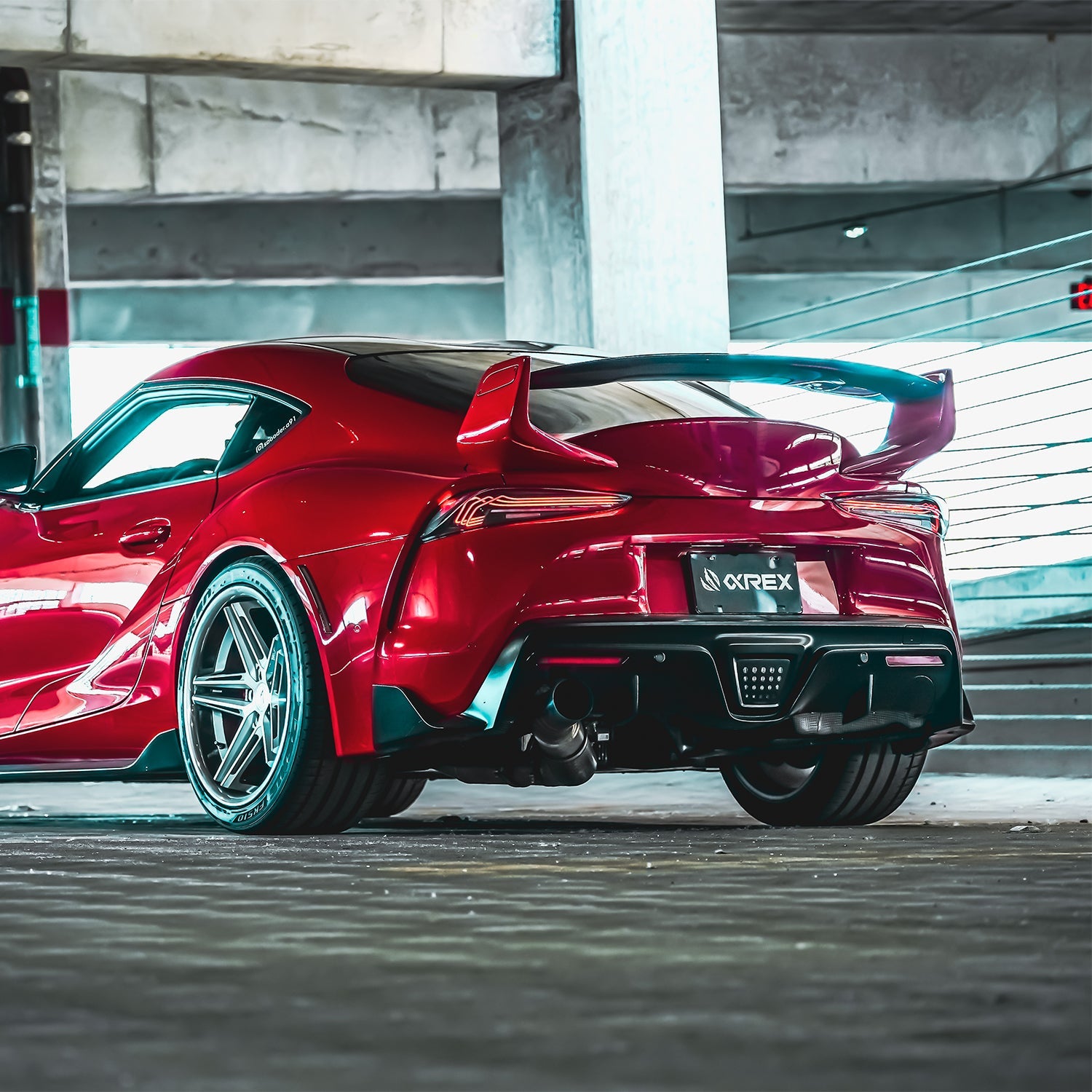 20-25 Toyota Supra CSL Laser Style LUXX-Series LED Tail Lights - Black ...