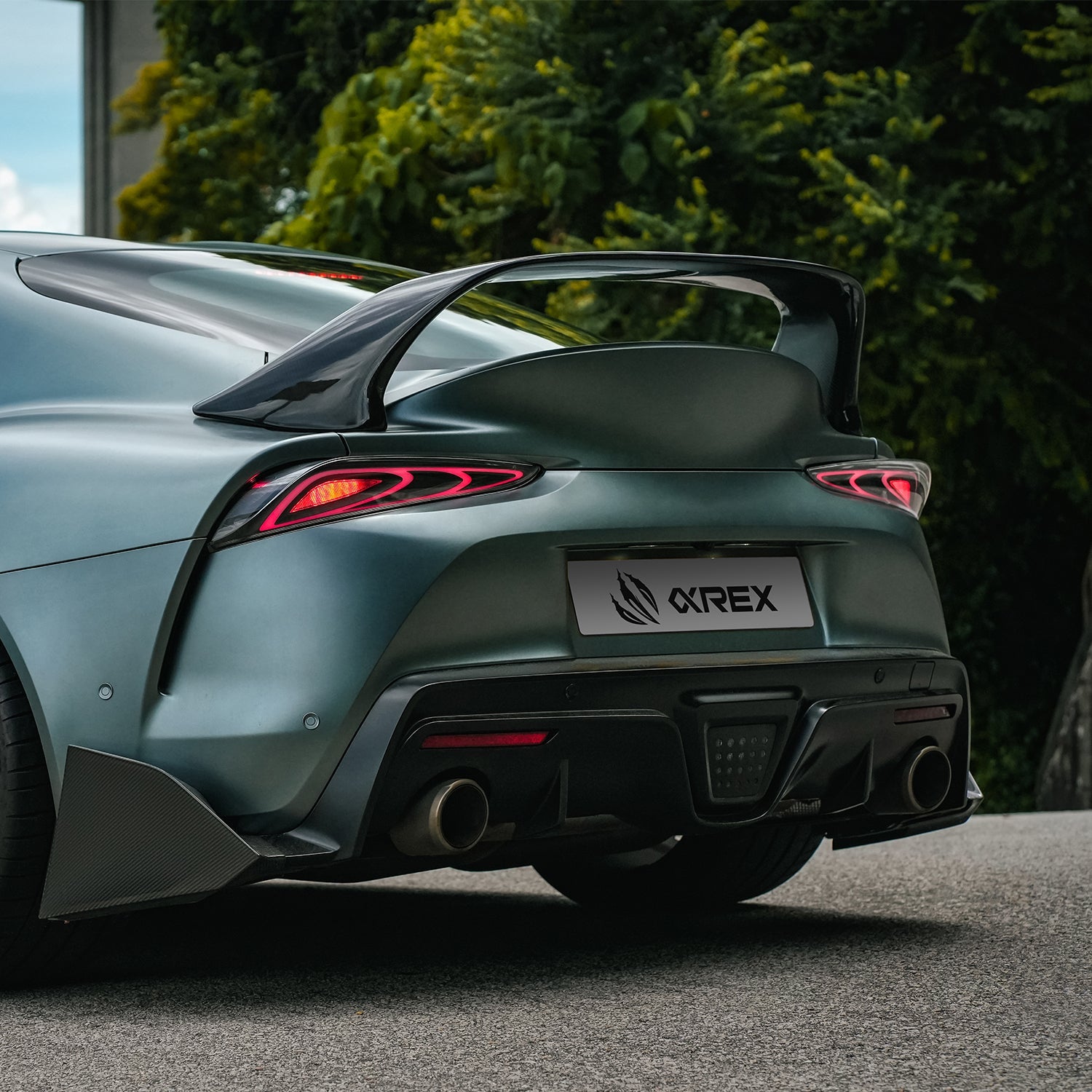 20-26 Toyota Supra FT-1 Style LUXX-Series LED Tail Lights - Alpha Black ...