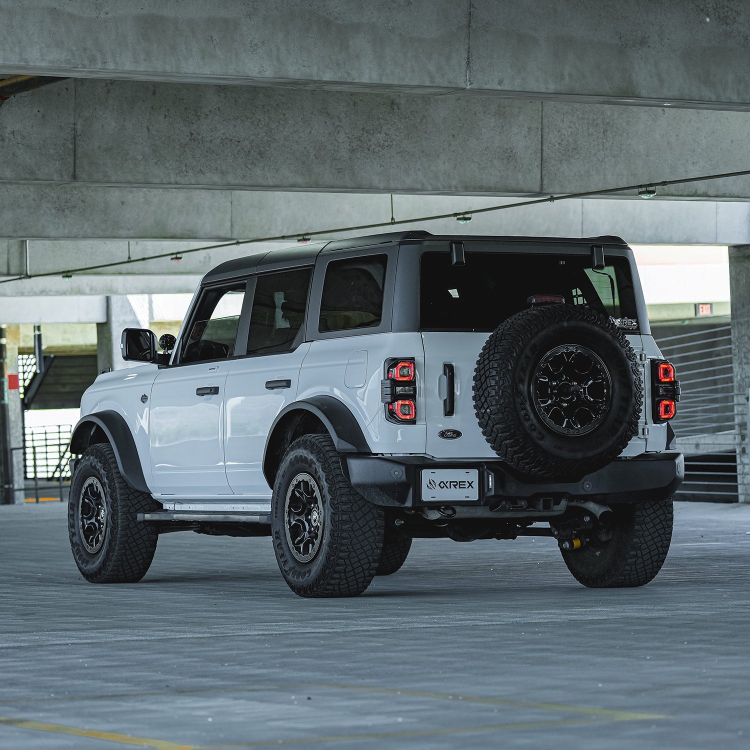 21-25 Ford Bronco NOVA-Series Prismatic LED Tail Lights Alpha-Black ...