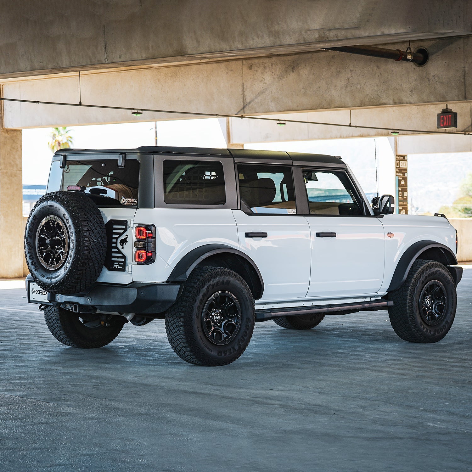 21-25 Ford Bronco NOVA-Series Prismatic LED Tail Lights Black | AlphaRex