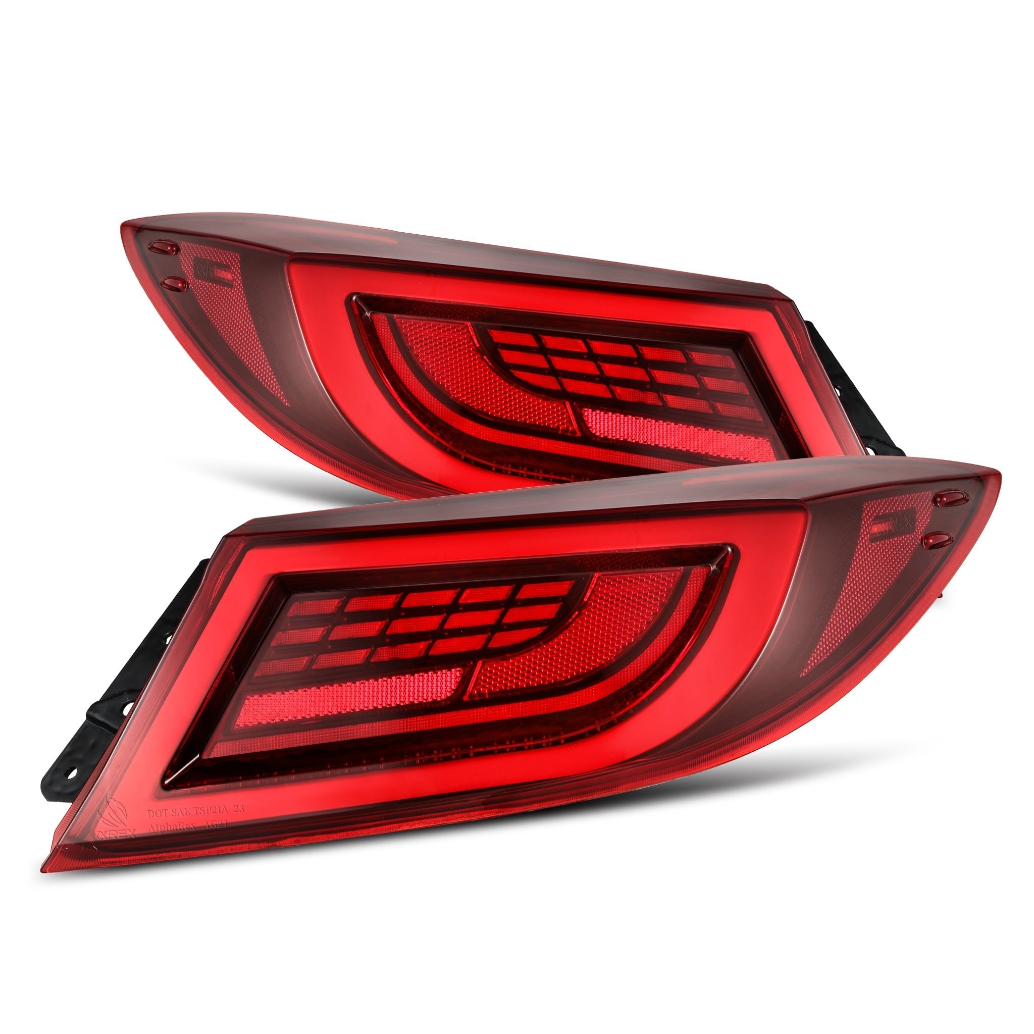 21-24 Toyota GR86/Subaru BRZ LUXX-Series LED Tail Lights Vivid Red ...
