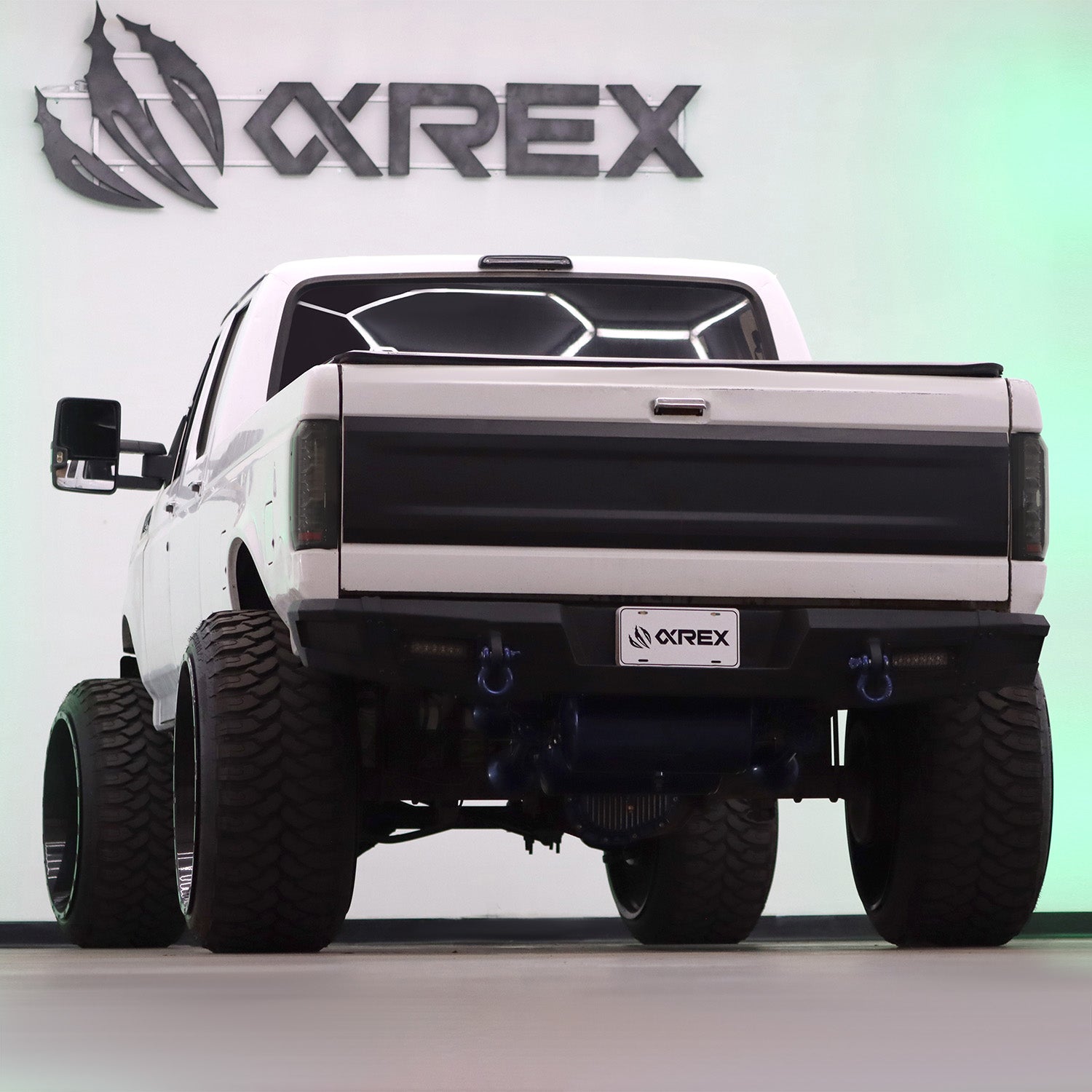 87-96 Ford F-Series/Bronco LUXX-Series LED Tail Lights Alpha-Black ...