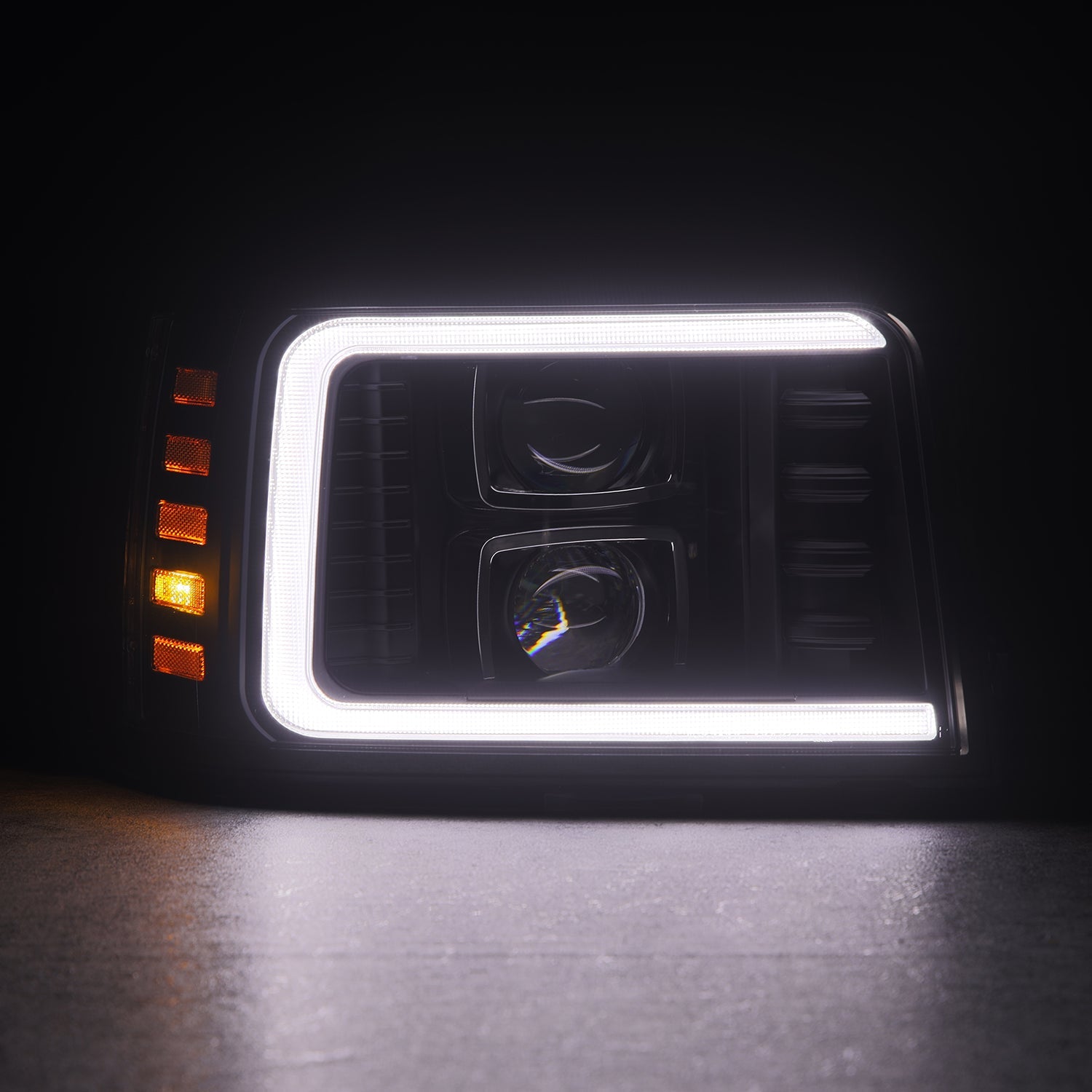 92-96 Ford OBS F-Series/Bronco LUXX-Series LED Projector Headlights ...