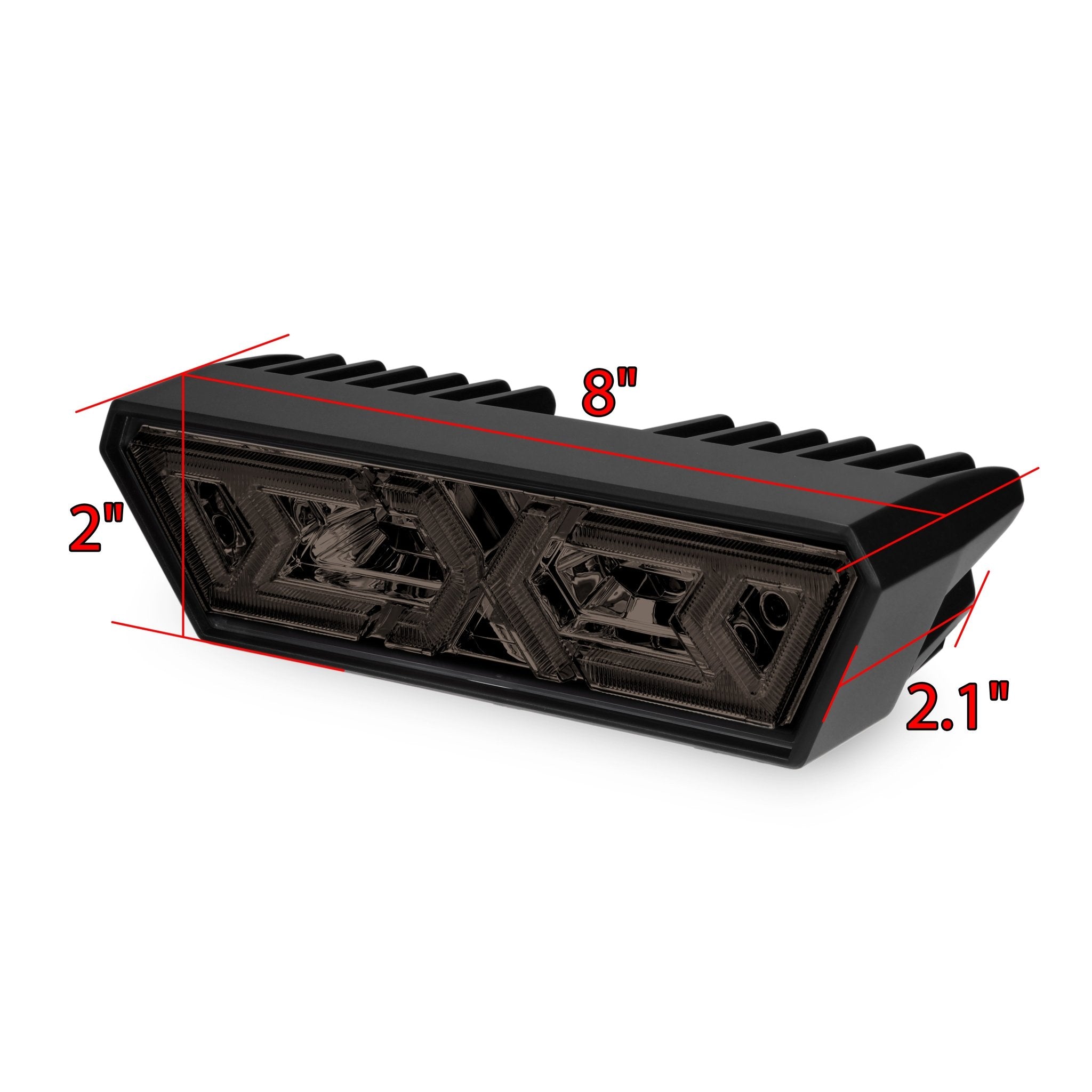 AlphaRex Arrow-X Multi-functional Off-Road Chase Light - Black Smoke